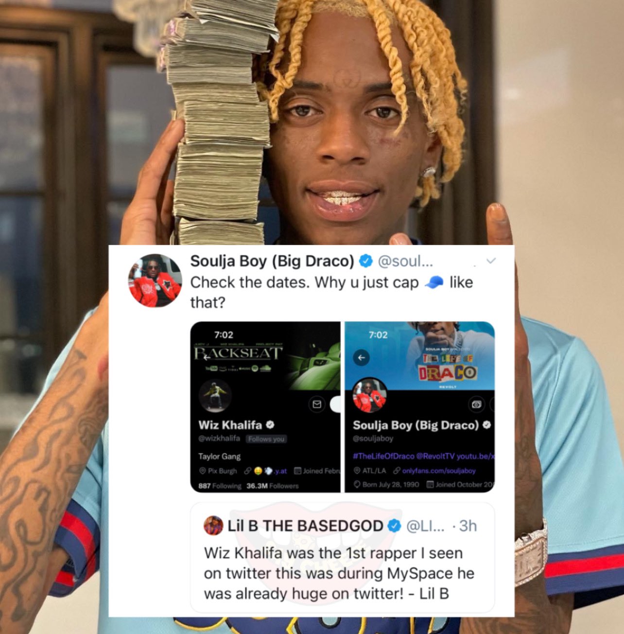 Soulja Boy Face Tattoos 2022