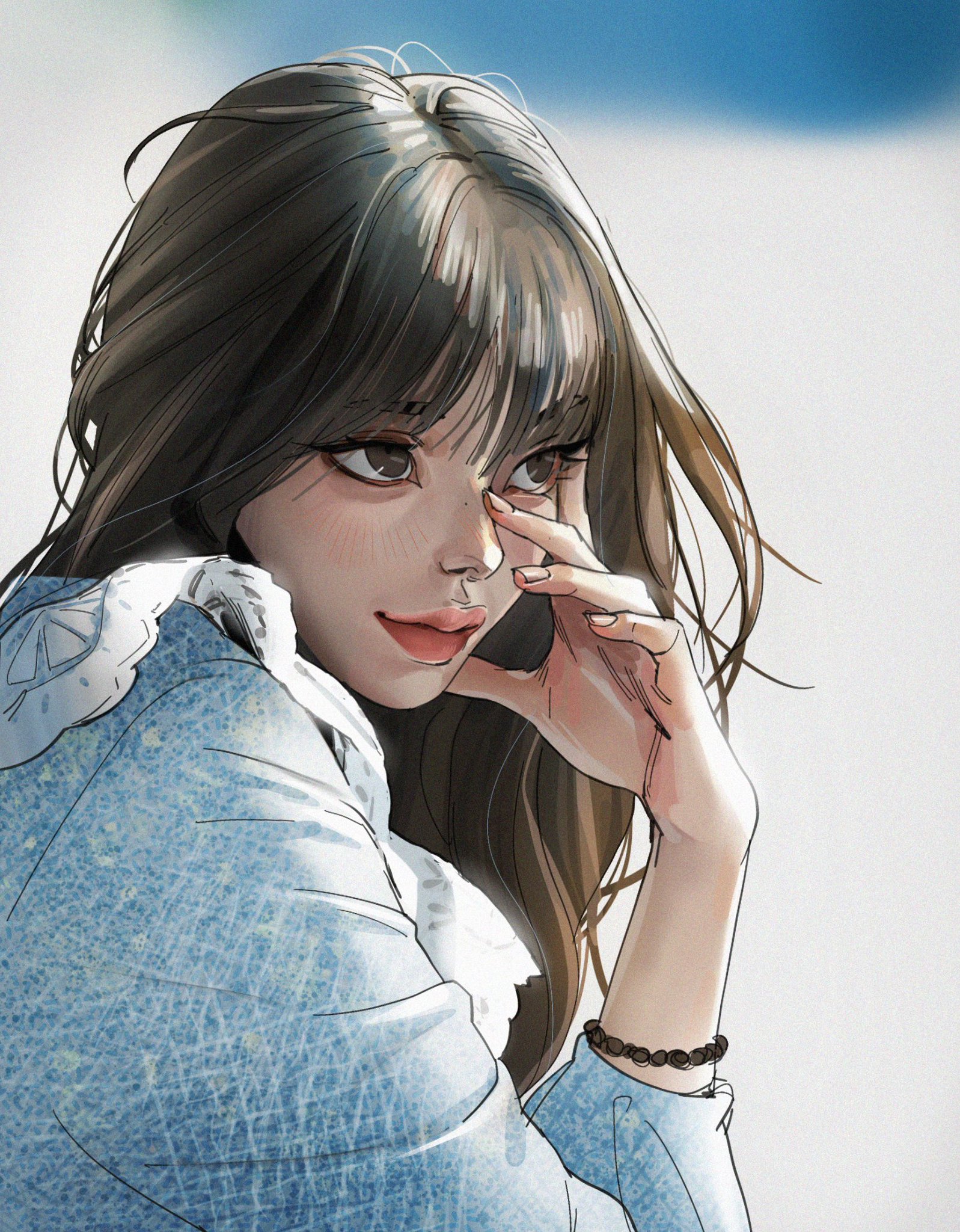 SUISUI on Twitter: "Study🎨🤍 #procreate https://t.co/30o0vEhmjF" / Twitter