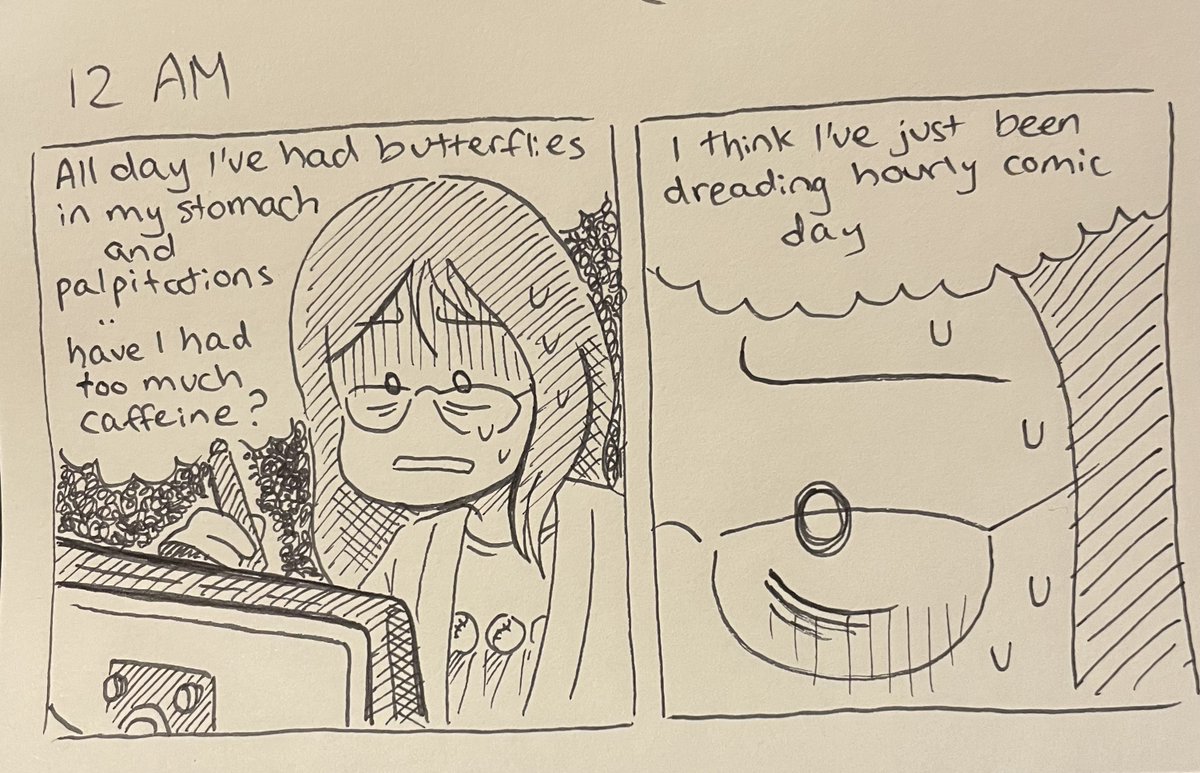 「Good luck with #HourlyComicDay everyone!!! 」Veronica Veraの漫画