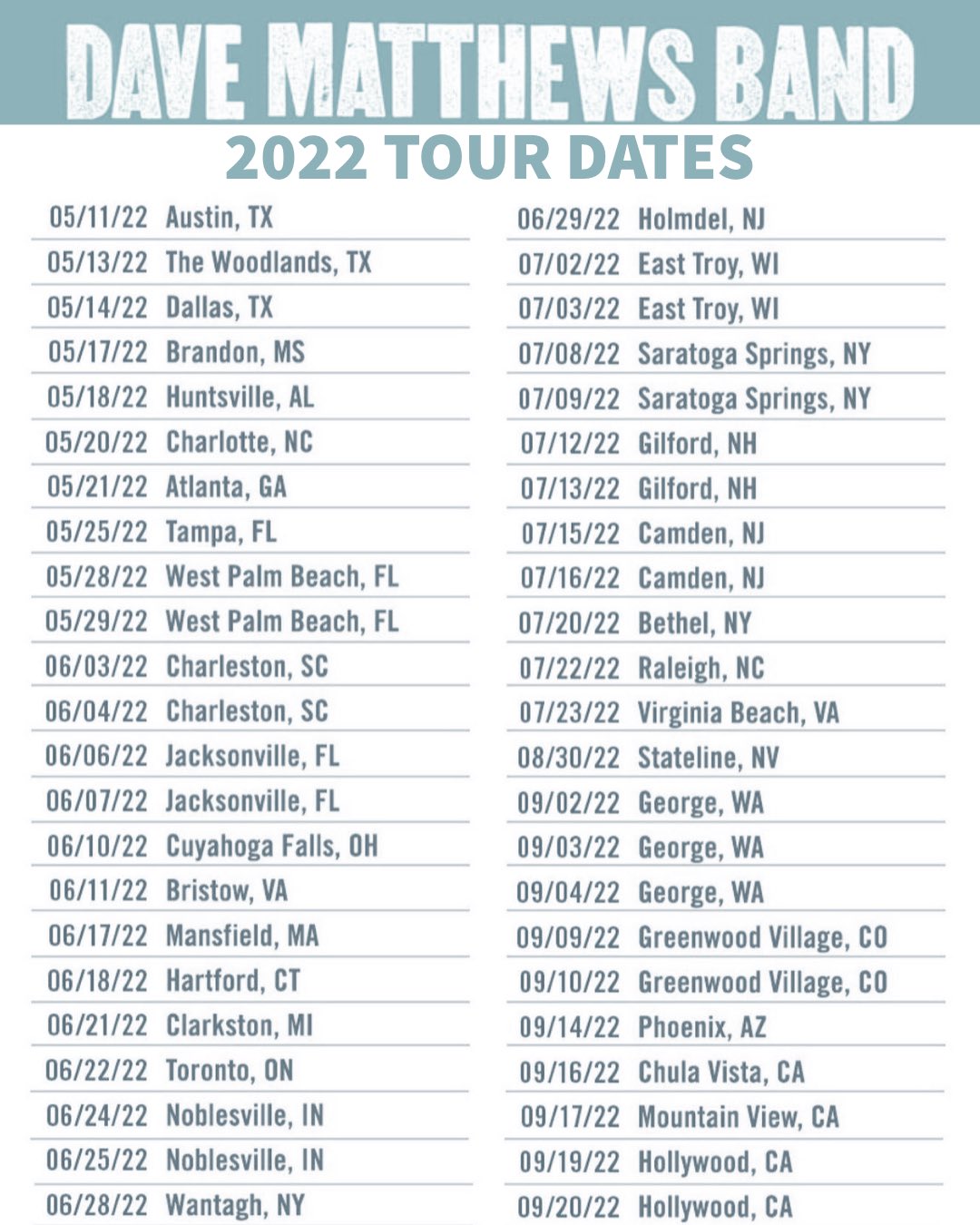 Dmb tour | Portugalessence.com