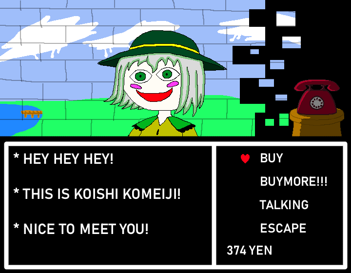 Creepy Touhou Koishi