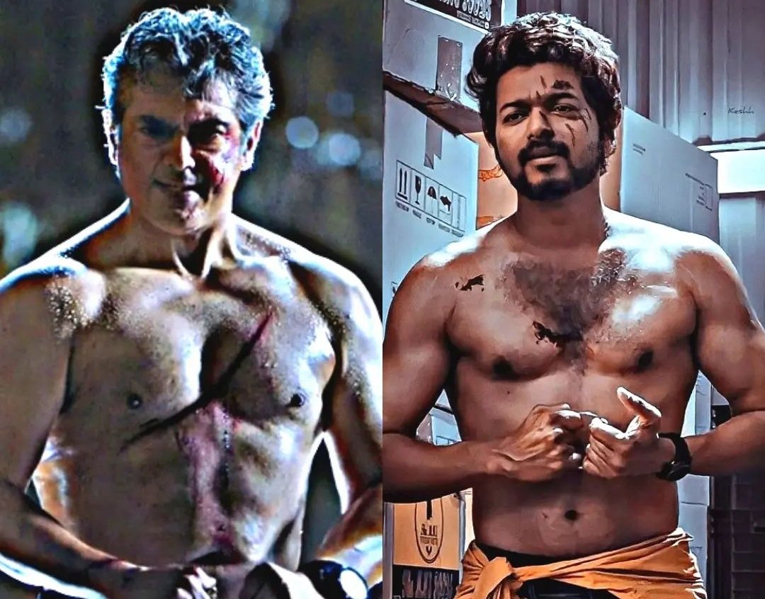 Ajith Six Pack Photos