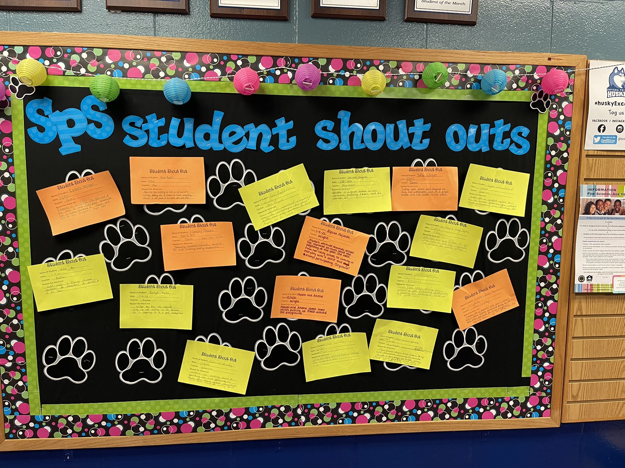 Shout Out Bulletin Board