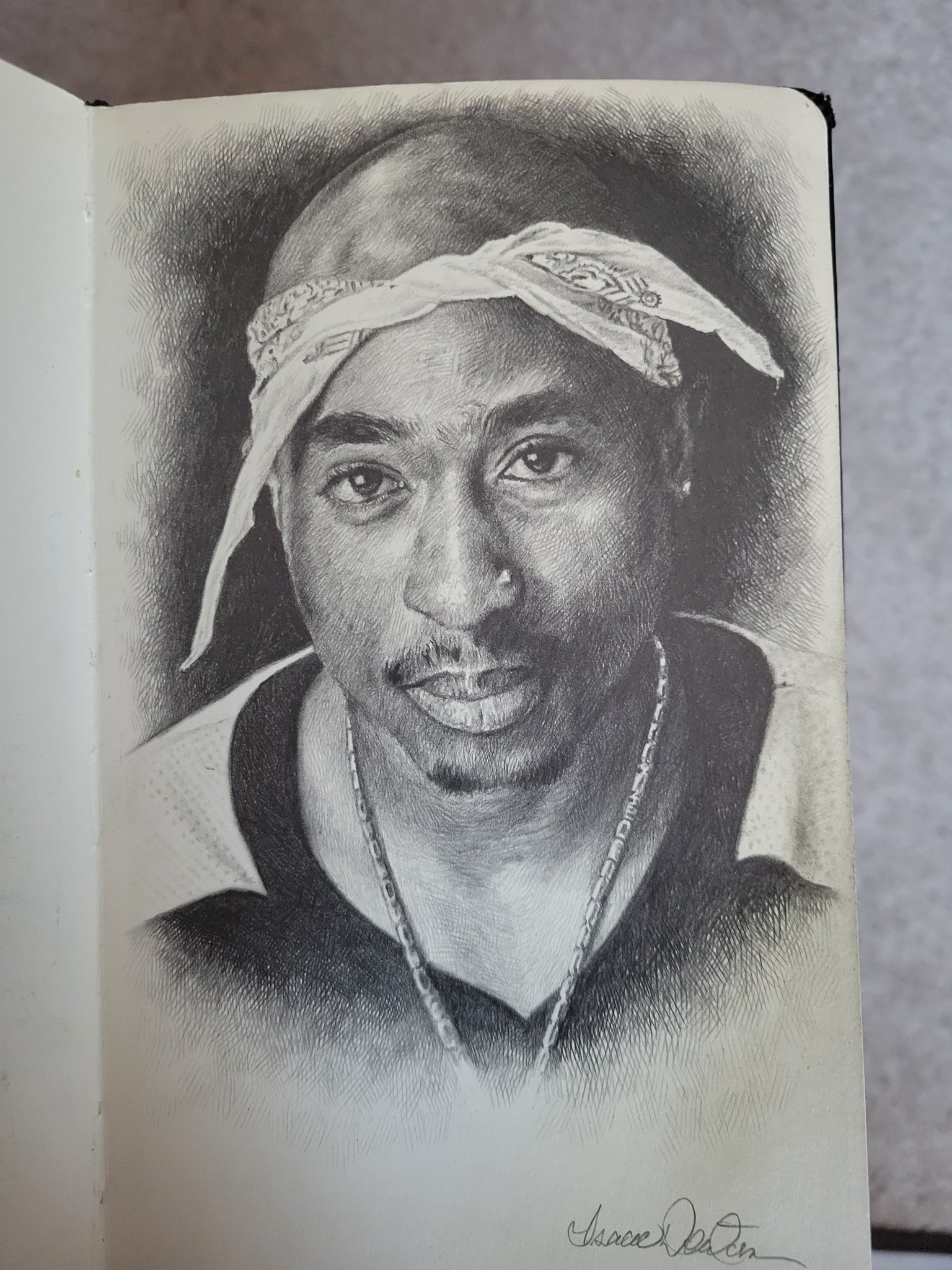 Drawing Of Tupac