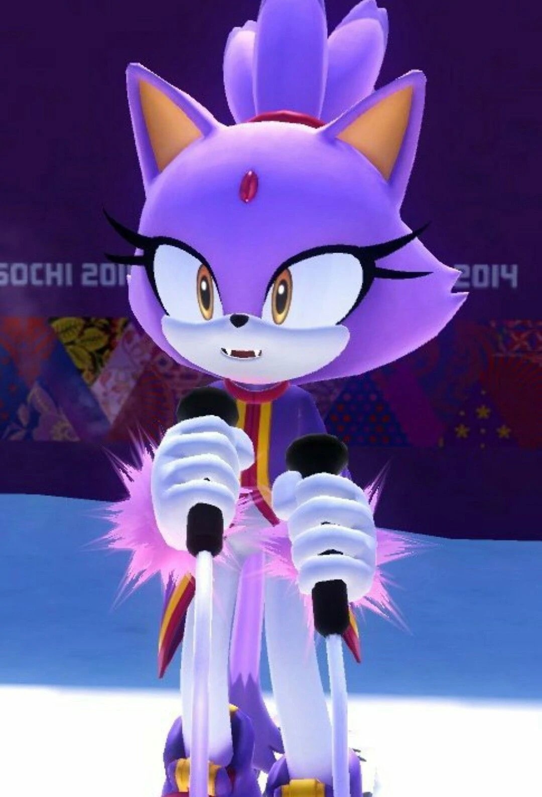 Mario Sonic At The Sochi 2022 Olympic Games