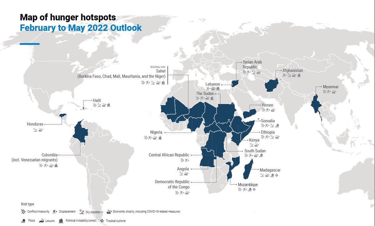 World Hunger In Africa Map