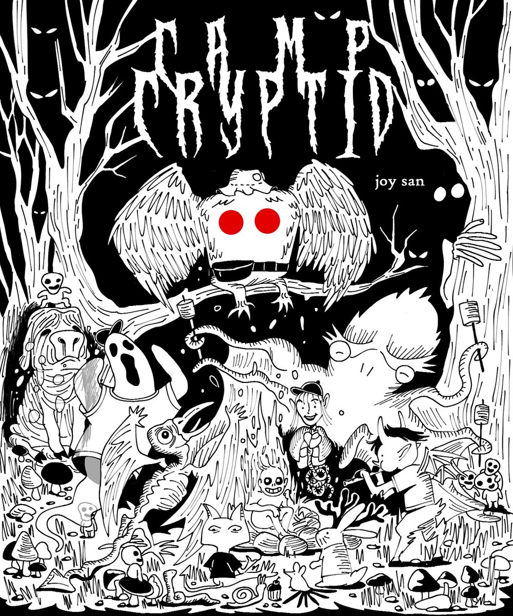 「👹👹👹 CAMP CRYPTID for February 2022! An 8-page zine plus o」JOY SANの漫画