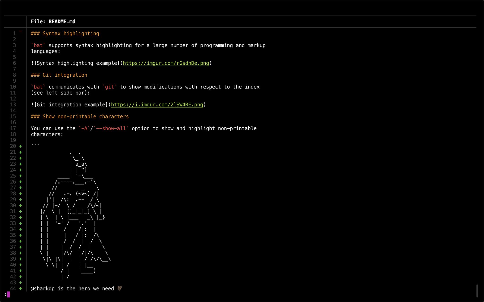 Github On Twitter Holy Great New Tool For Your Utility Belt Batman This `cat` Alternative 