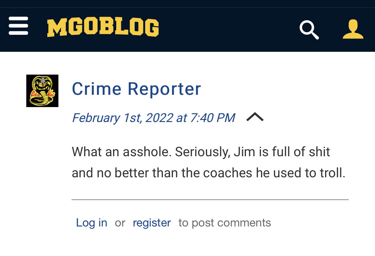 Message Board Geniuses on Twitter: "🚨MELTDOWN ALERT 🚨#Michigan #GoBlue https://t.co/99ubhg3Ihx ...