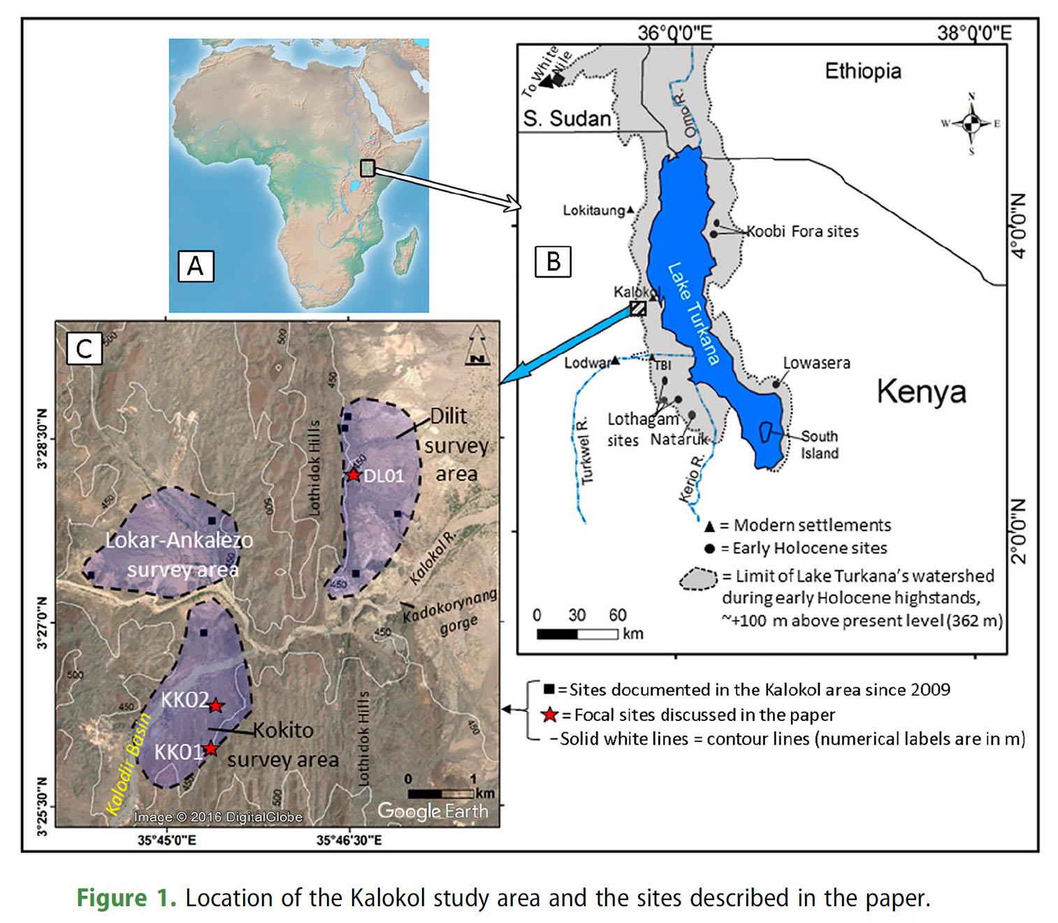 Lake Turkana Map