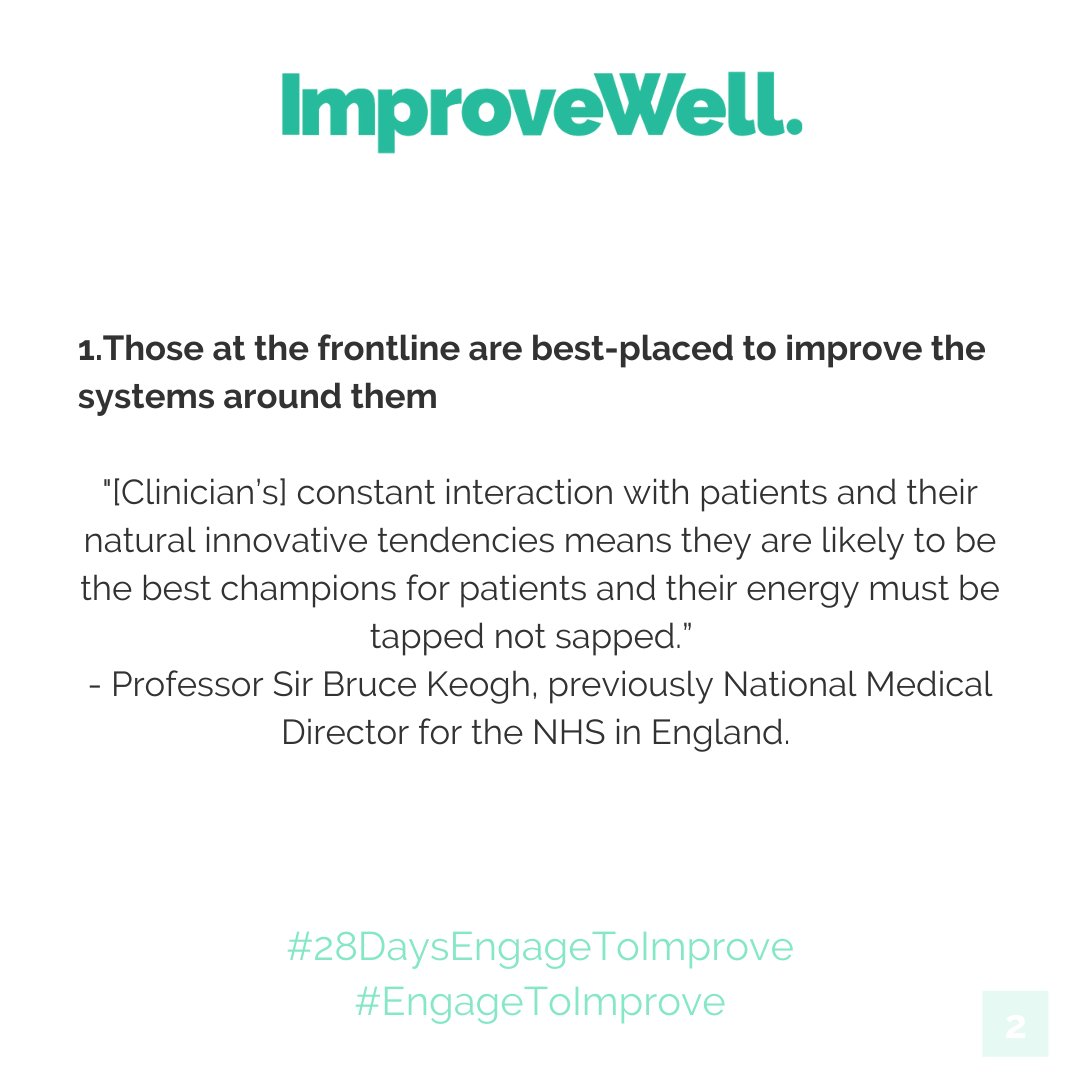 ImproveWell on Twitter: "Gathering real-time insights from the frontline, giving staff a voice ...