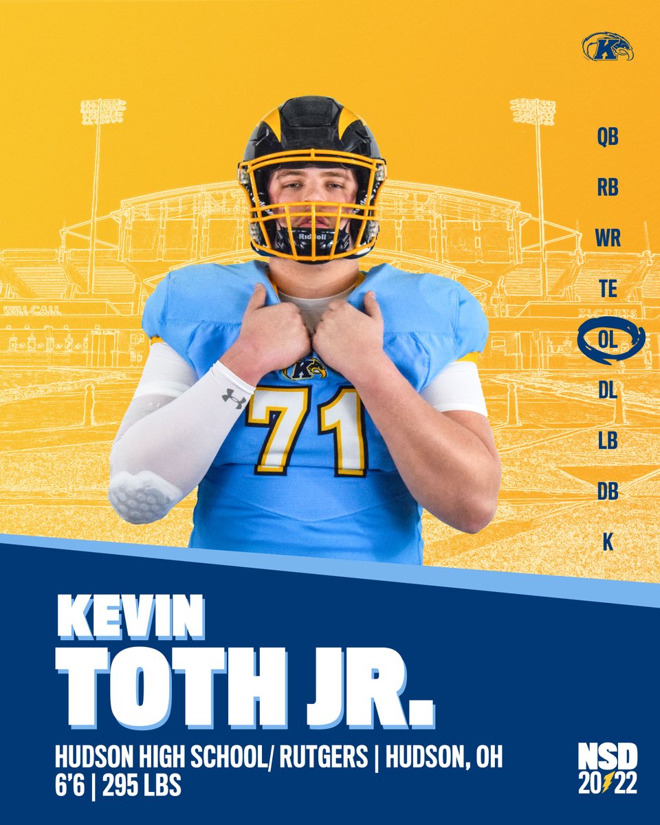 Rutgers OL Kevin Toth transfers to Kent State : r/CFB