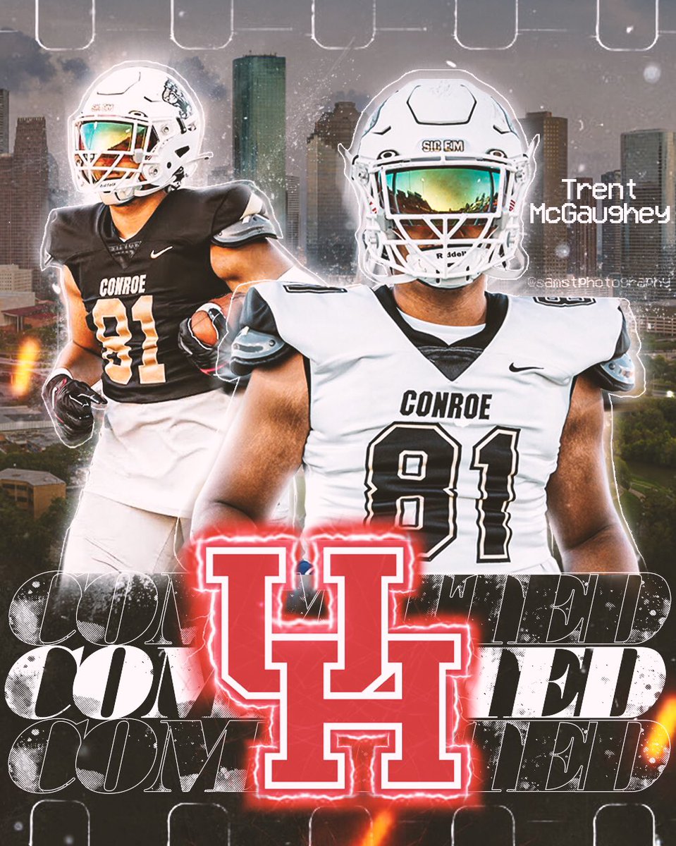 2022 3* TE Trent McGaughey signs with Houston : r/CFB