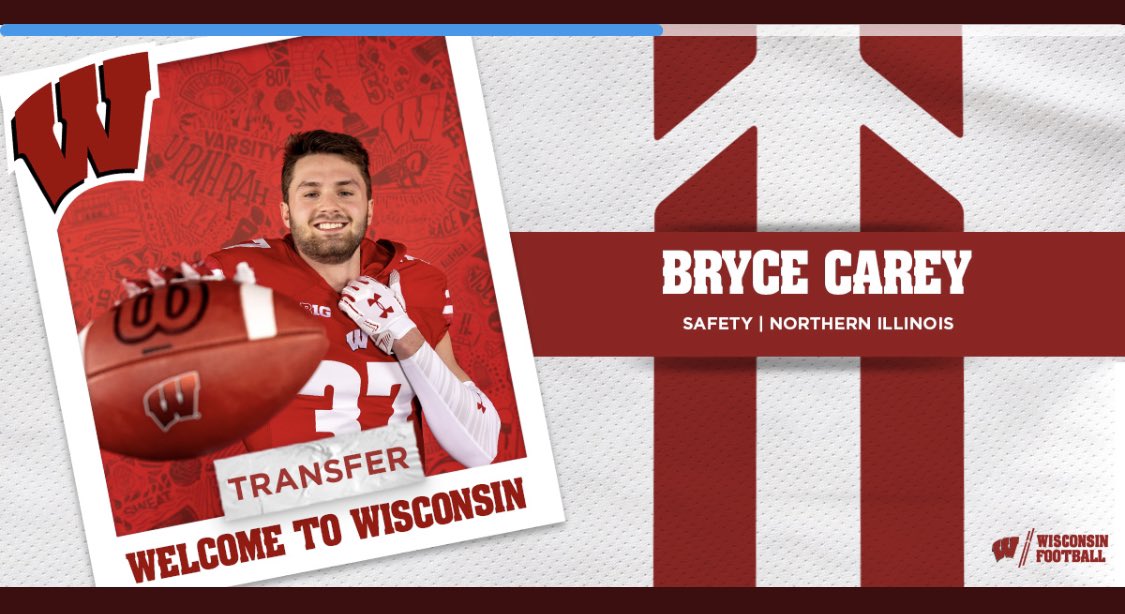 Northern Illinois S Bryce Carey transfers to Wisconsin : r/CFB