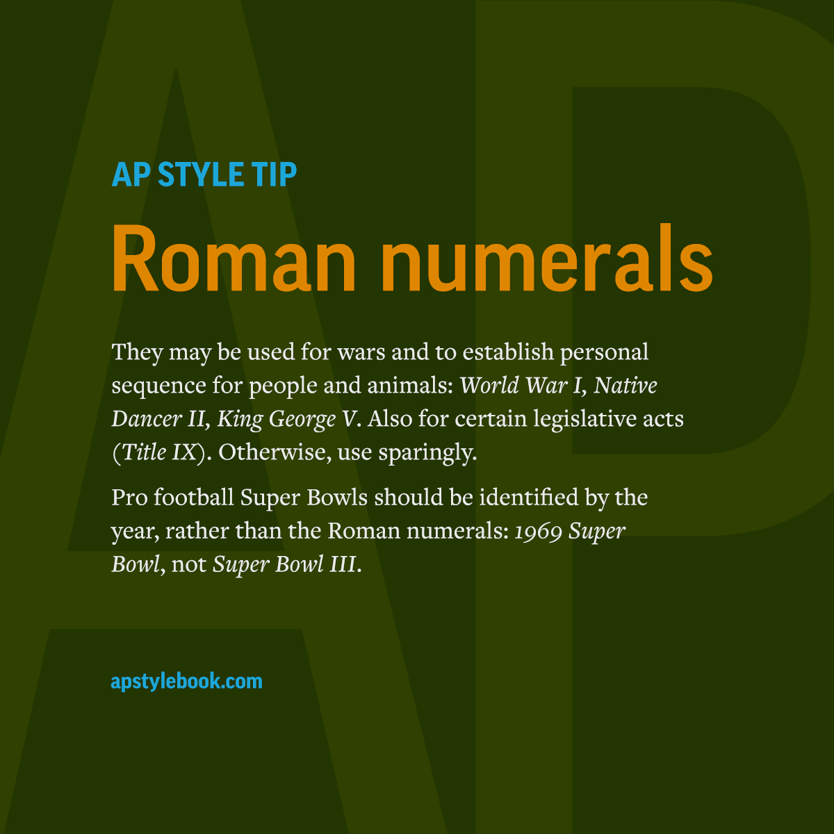 Roman Numerals Years 2022