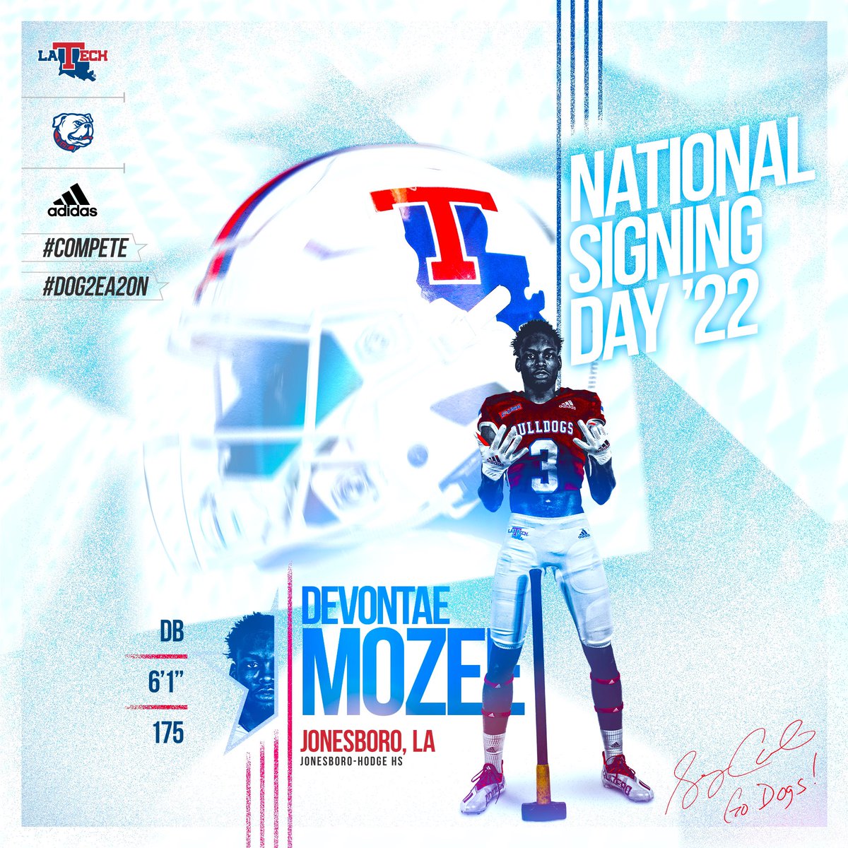 2022 3* WR Devontae Mozee commits to Louisiana Tech : r/CFB