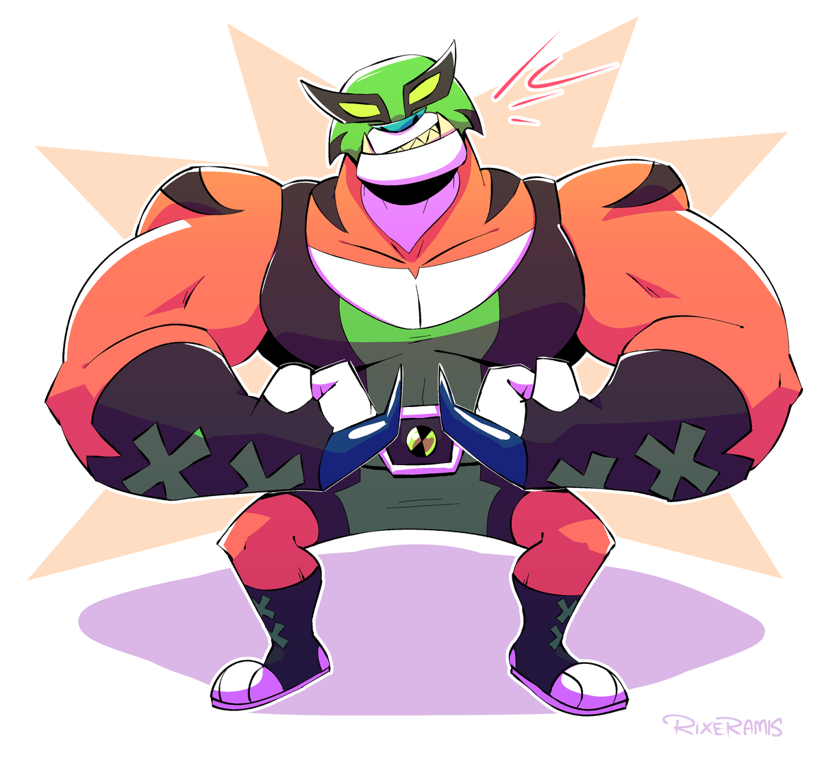 「rath from ben 10 commission for @Bcube92」| ️🐻 rick! 🐻 ️のイラスト