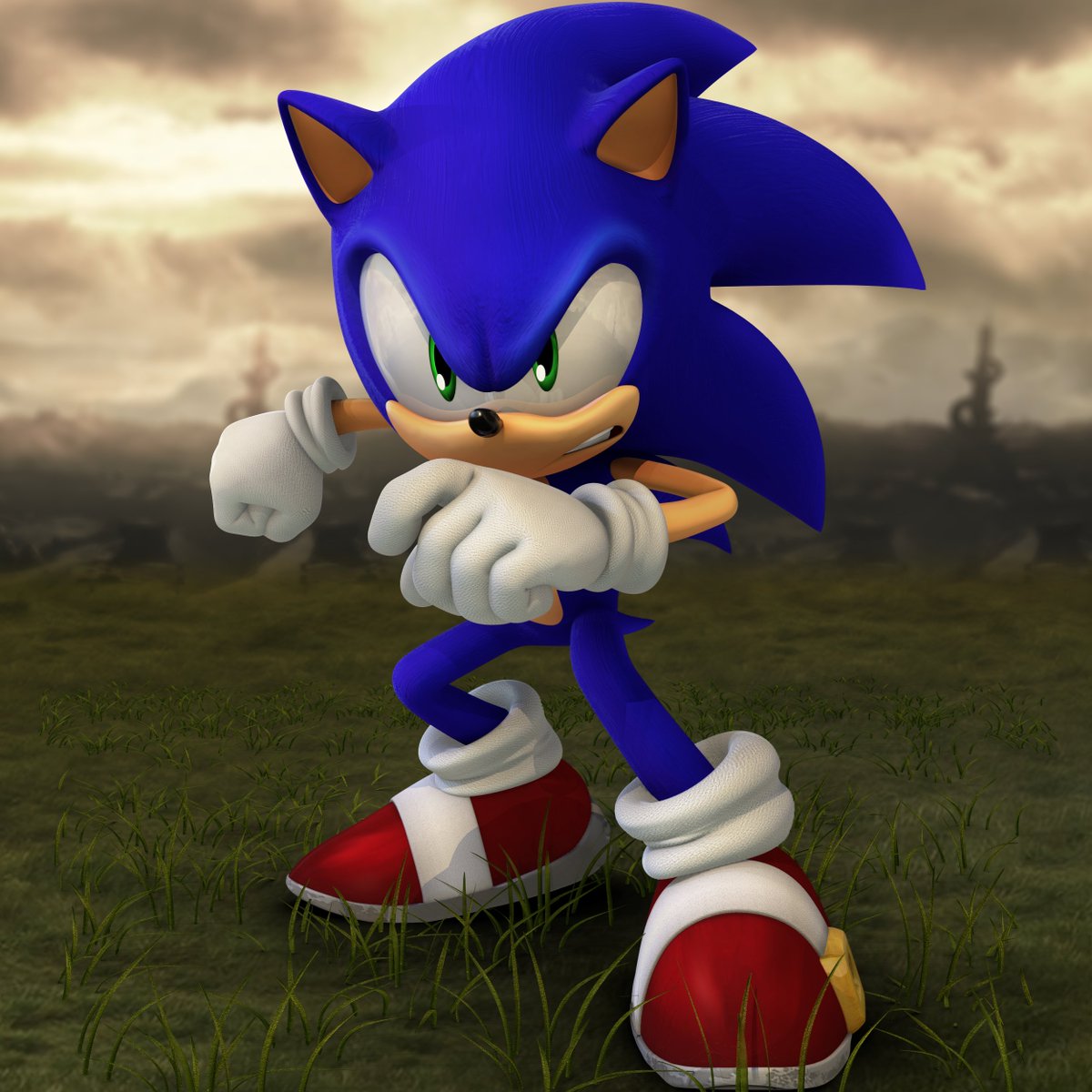 「Here's a new Sonic Frontiers render Wha」|Nibroc.Rockのイラスト
