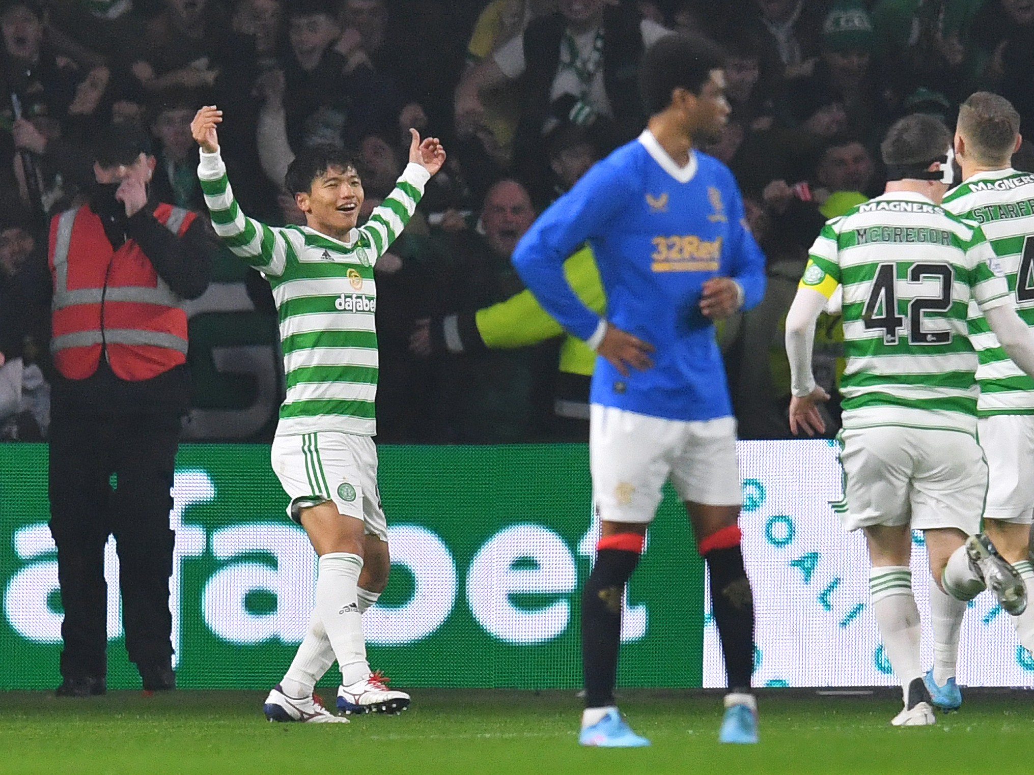 GOAL Japan on Twitter: "⚽⚽ #旗手怜央、2ゴール・1アシスト！🅰 セルティック×レンジャーズの伝統の「オールドファーム」で、旗手が前半だけで2G・1Aの大活躍 ...