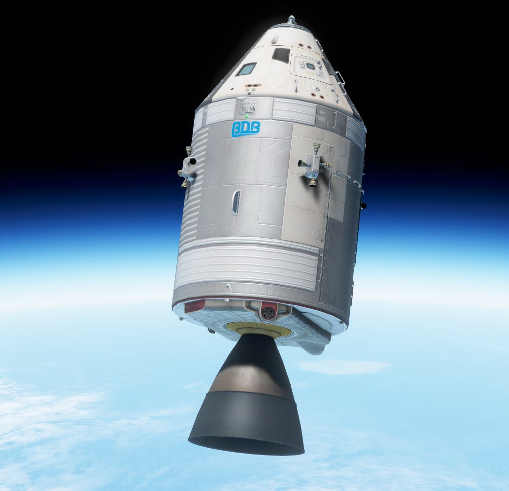 Apollo Space Capsule Paint Scheme