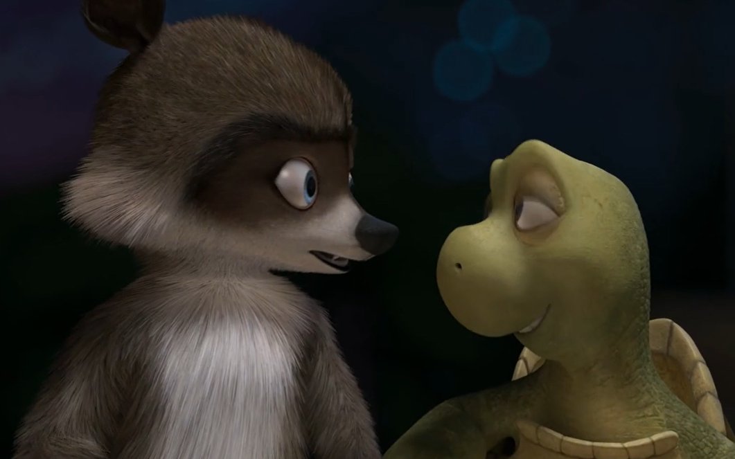 Over The Hedge Rj And Verne