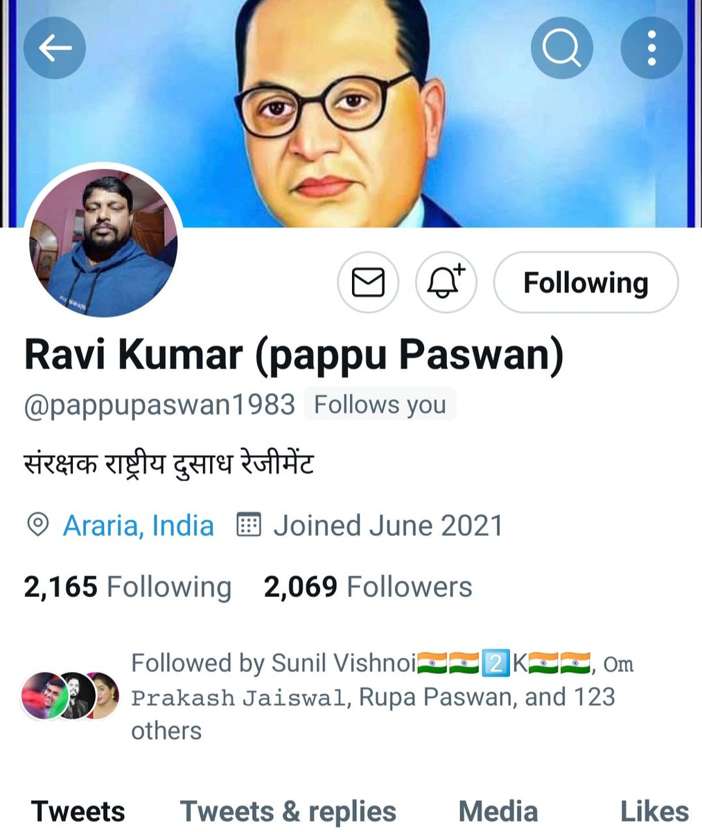 Ravi Kumar (pappu Paswan) (@Pappupaswan1984) | Twitter