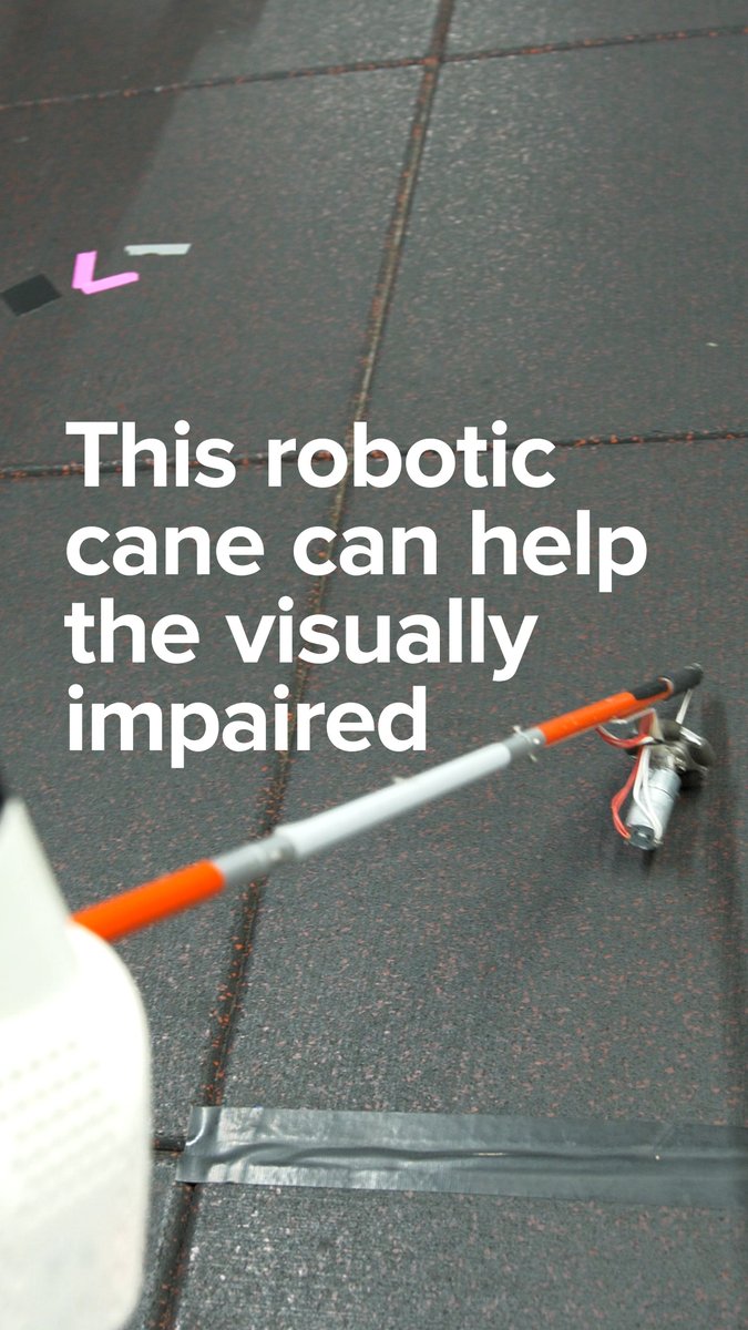 This robotic white cane can help people who are blind or have visual ...