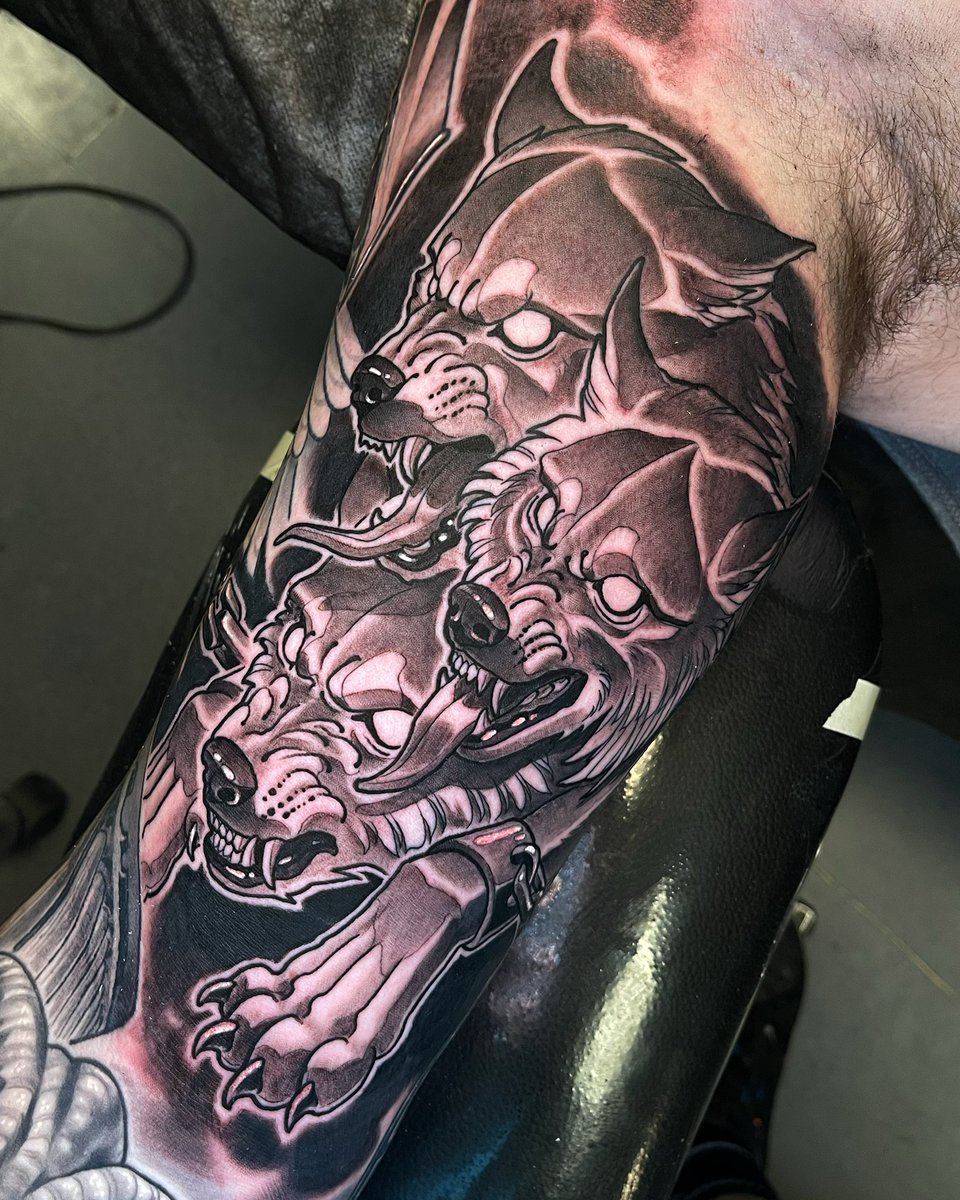 Greek Mythology Cerberus Tattoo