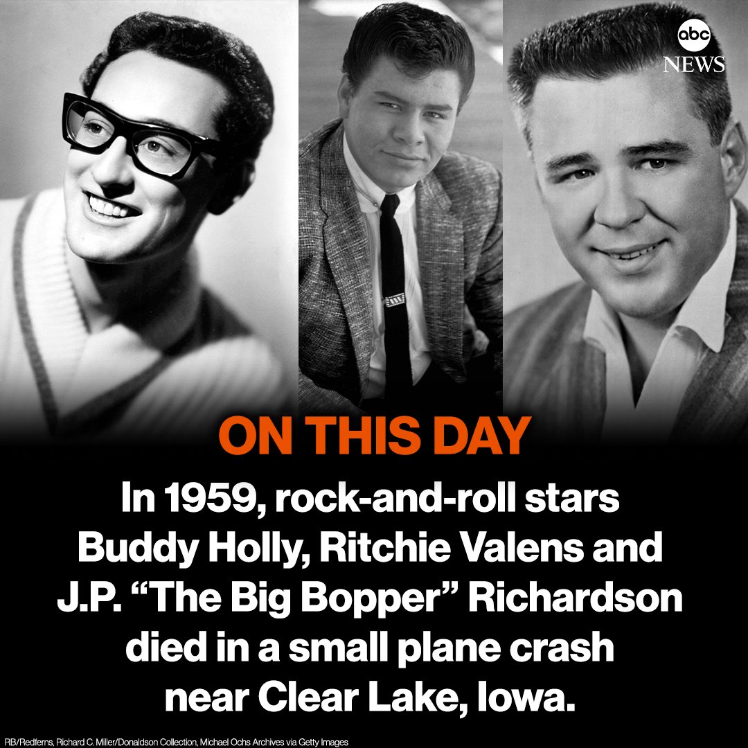 Buddy Holly 1959 Plane Crash