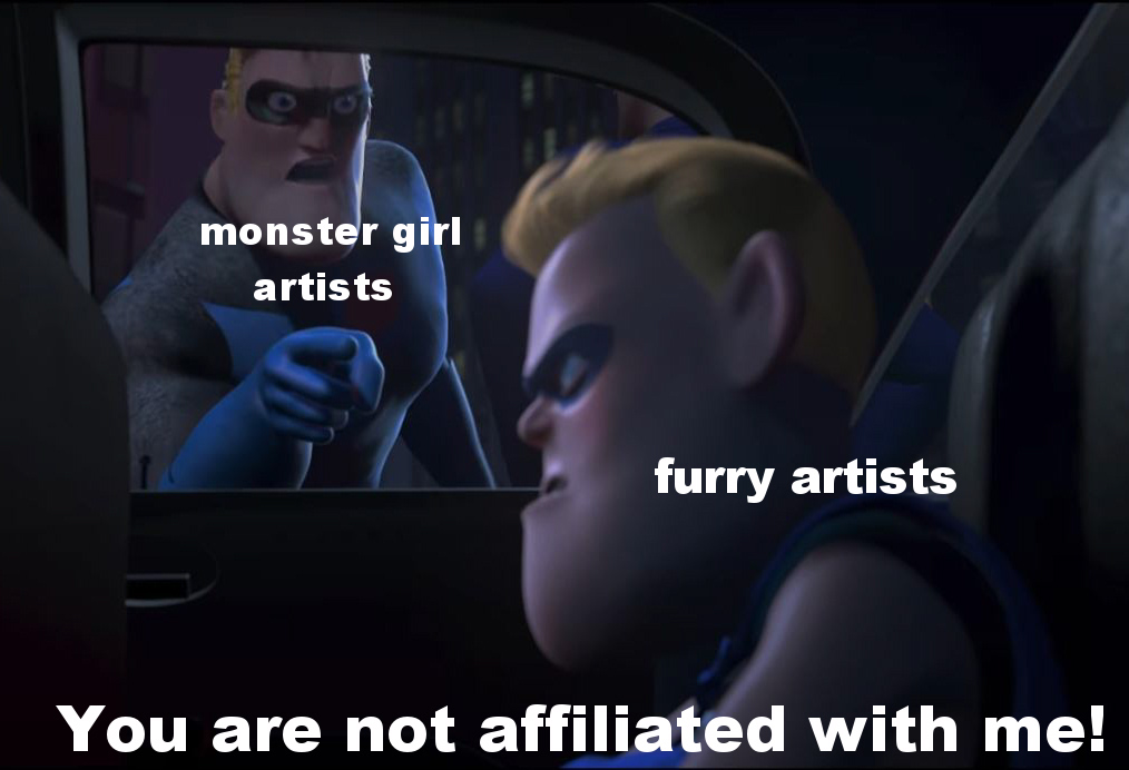 SkyVersa on Twitter: "Monster girl artists be like https://t.co/ZjiCEp9ZJN" / Twitter