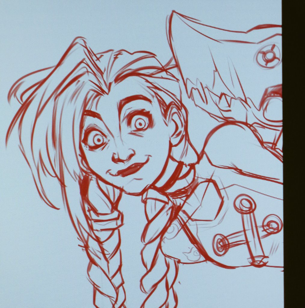 「Been thinking about drawing Jinx like th」|Vincentのイラスト