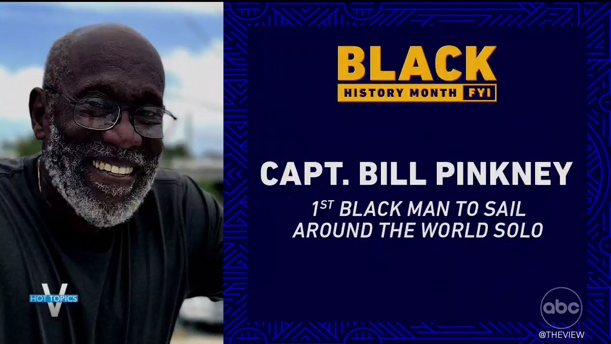 In honor of BlackHistoryMonth, TheView salutes Captain Bill Pinkney ...