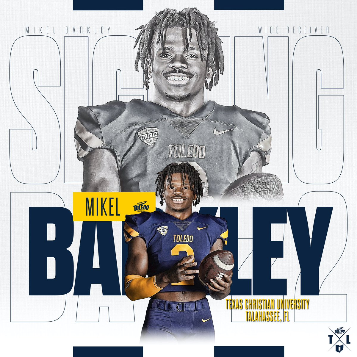 TCU WR Mikel Barkley transfers to Toledo : r/CFB