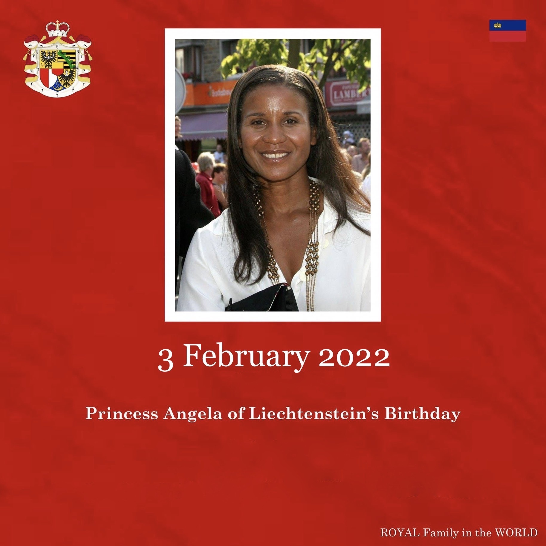 Princesa Angela Familia Real De Liechtenstein El Homenaje A Marie De