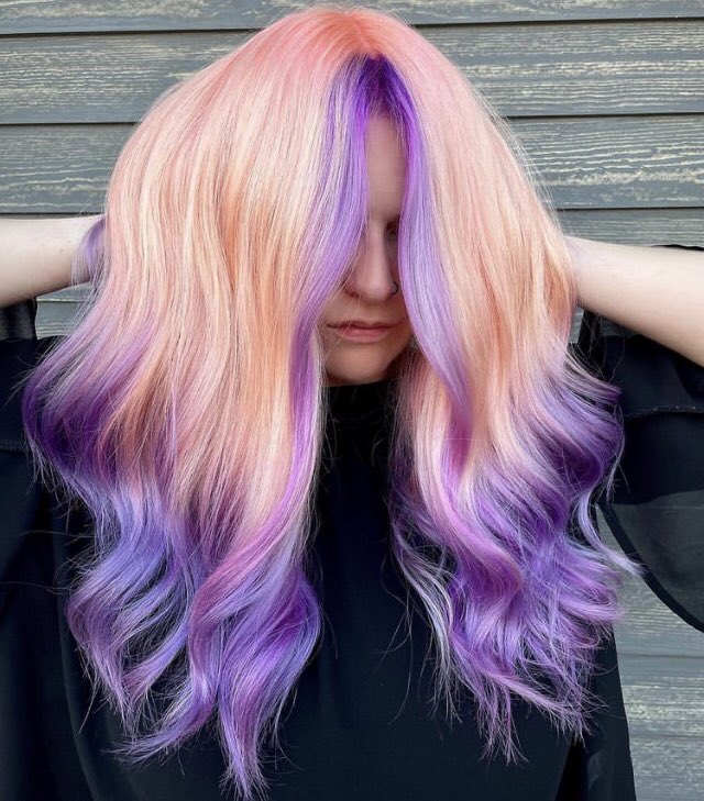 Light Pink And Blue Hair Tumblr