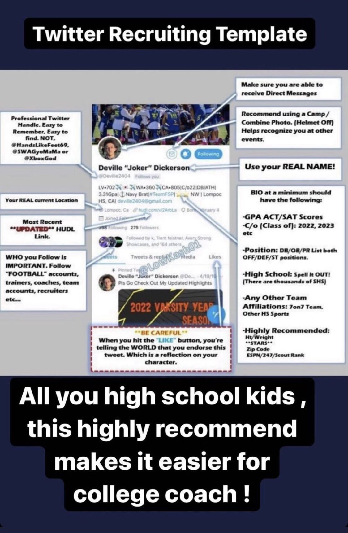 2022 Twitter Profile Template