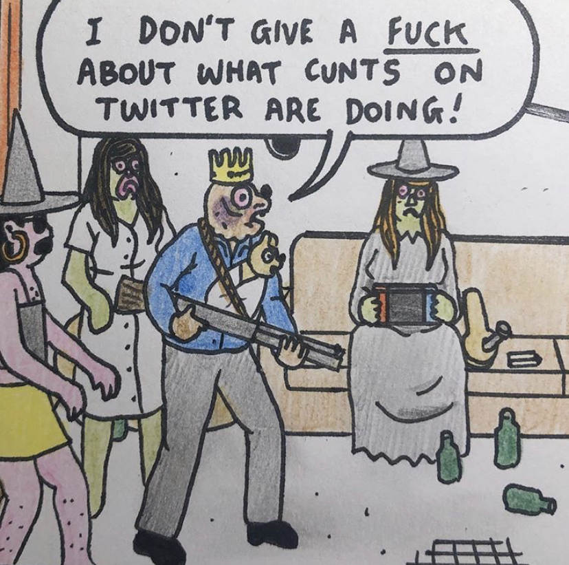 「my last four saved memes are...something」|hnery 🩸 that rotten omen is ...