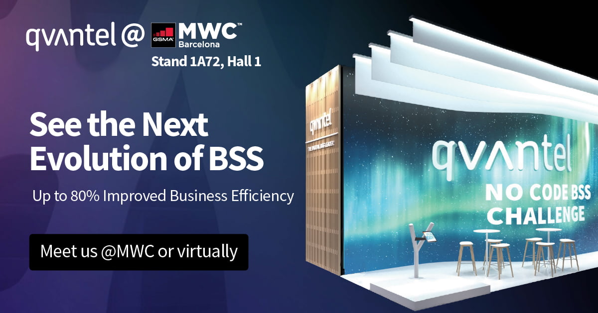 Qvantel on Twitter: "Meet us at MWC'22 where we'll be showcasing Qvantel Flex BSS, the next ...