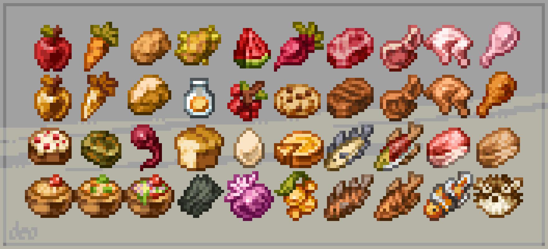 Minecraft Food List