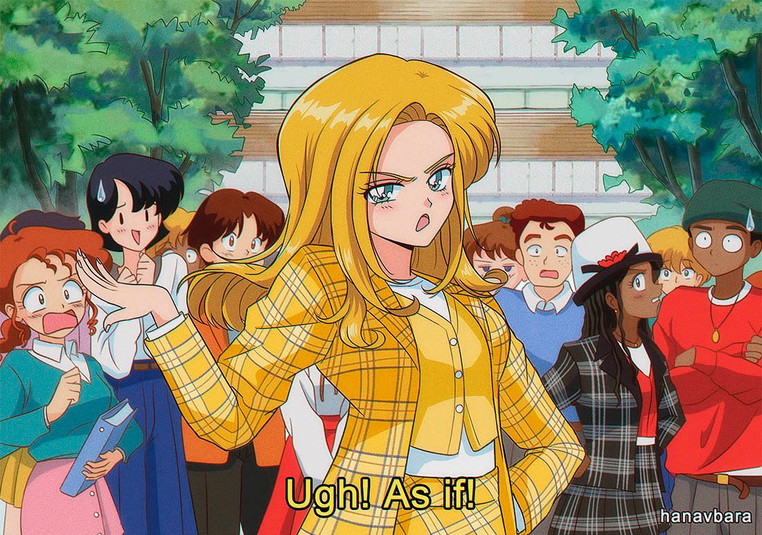 Clueless Face Anime