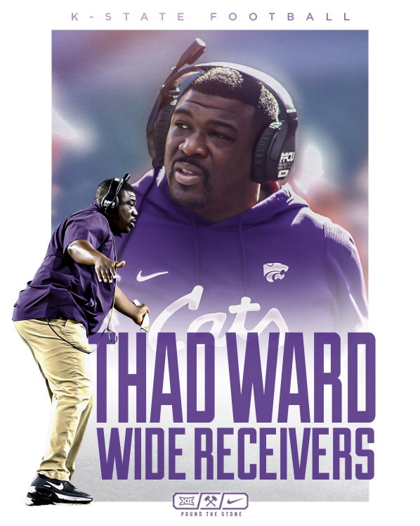 Kansas State announces Thad Ward as WR Coach : r/CFB