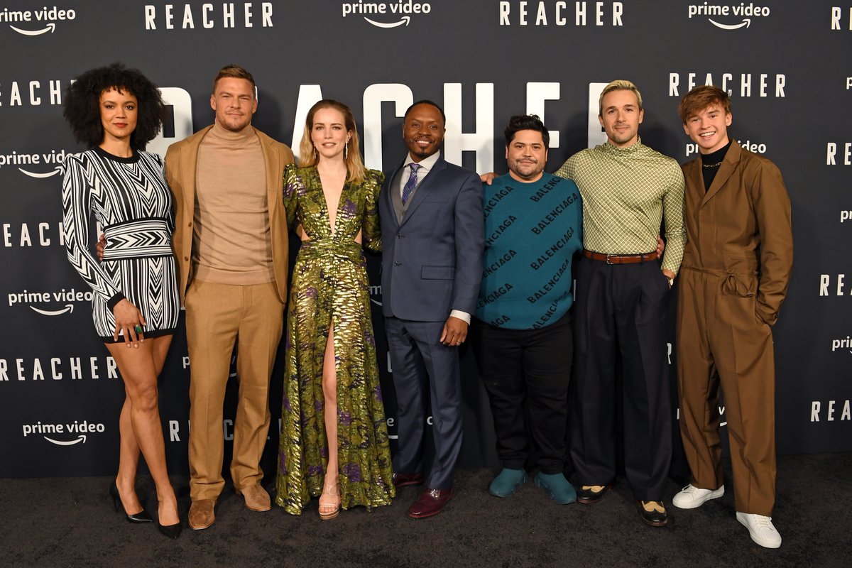 About the other night.... The cast of ReacherOnPrime hit the red carpet ...