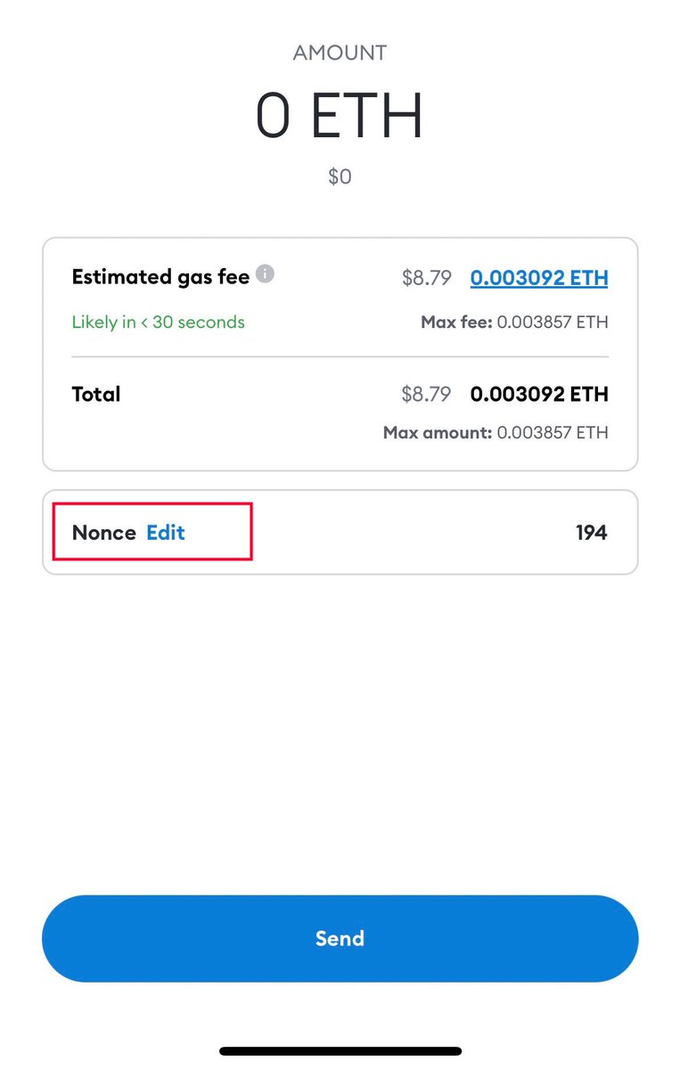 🧵 Cancelling a transaction with Nonce People have different reasons for ...