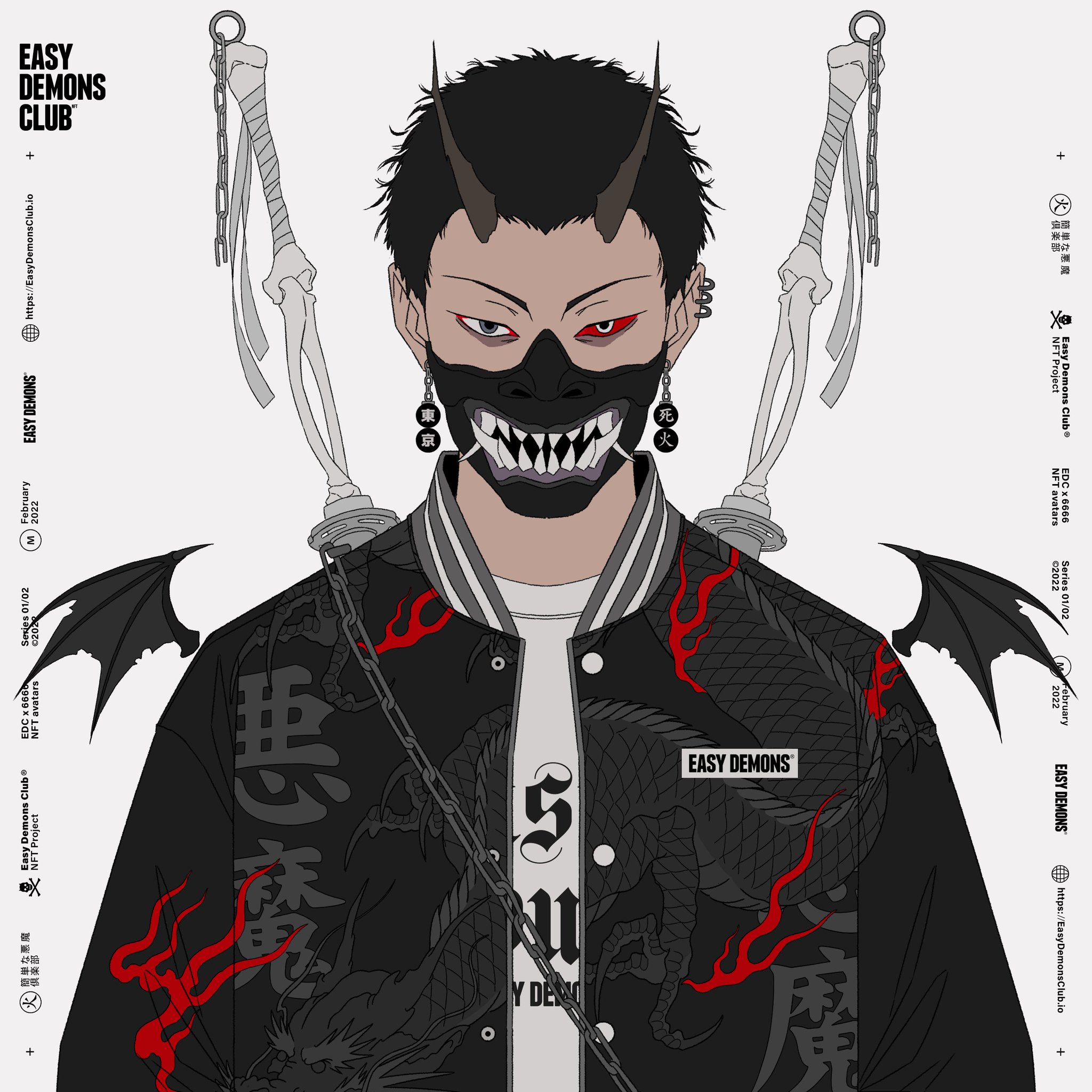 Easy Demons Drawings