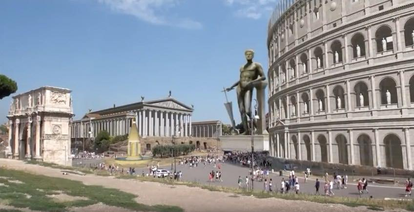 Nero Statue Colosseum