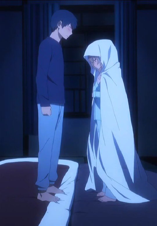 Toradora Taiga And Ryuuji Kissing Scene