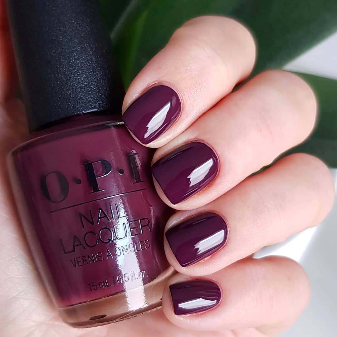 Deep Purple Nails