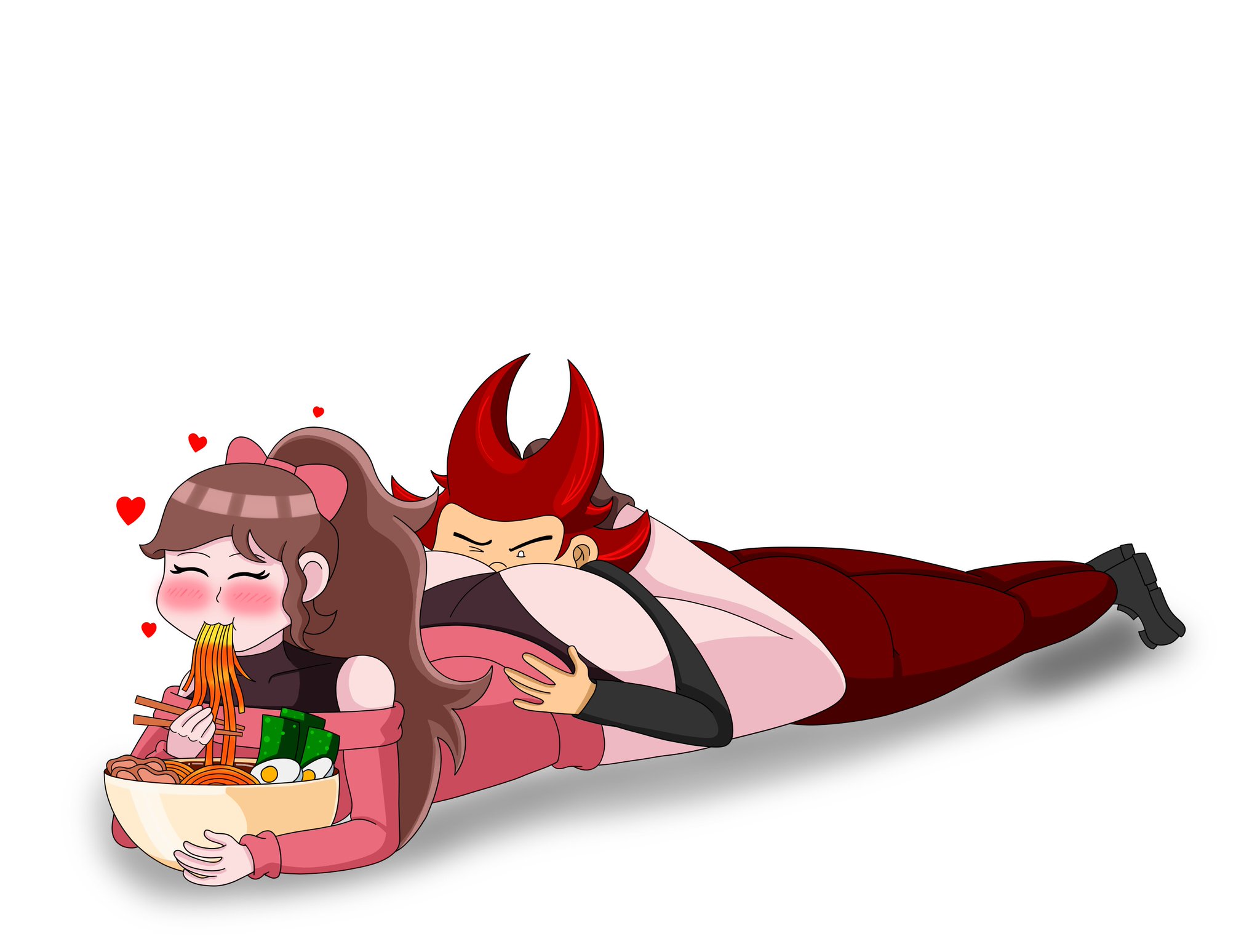 FetishStarBoy on Twitter: "Back at it with Grace Dearest braps! She do be eatin' spicy ramen ...