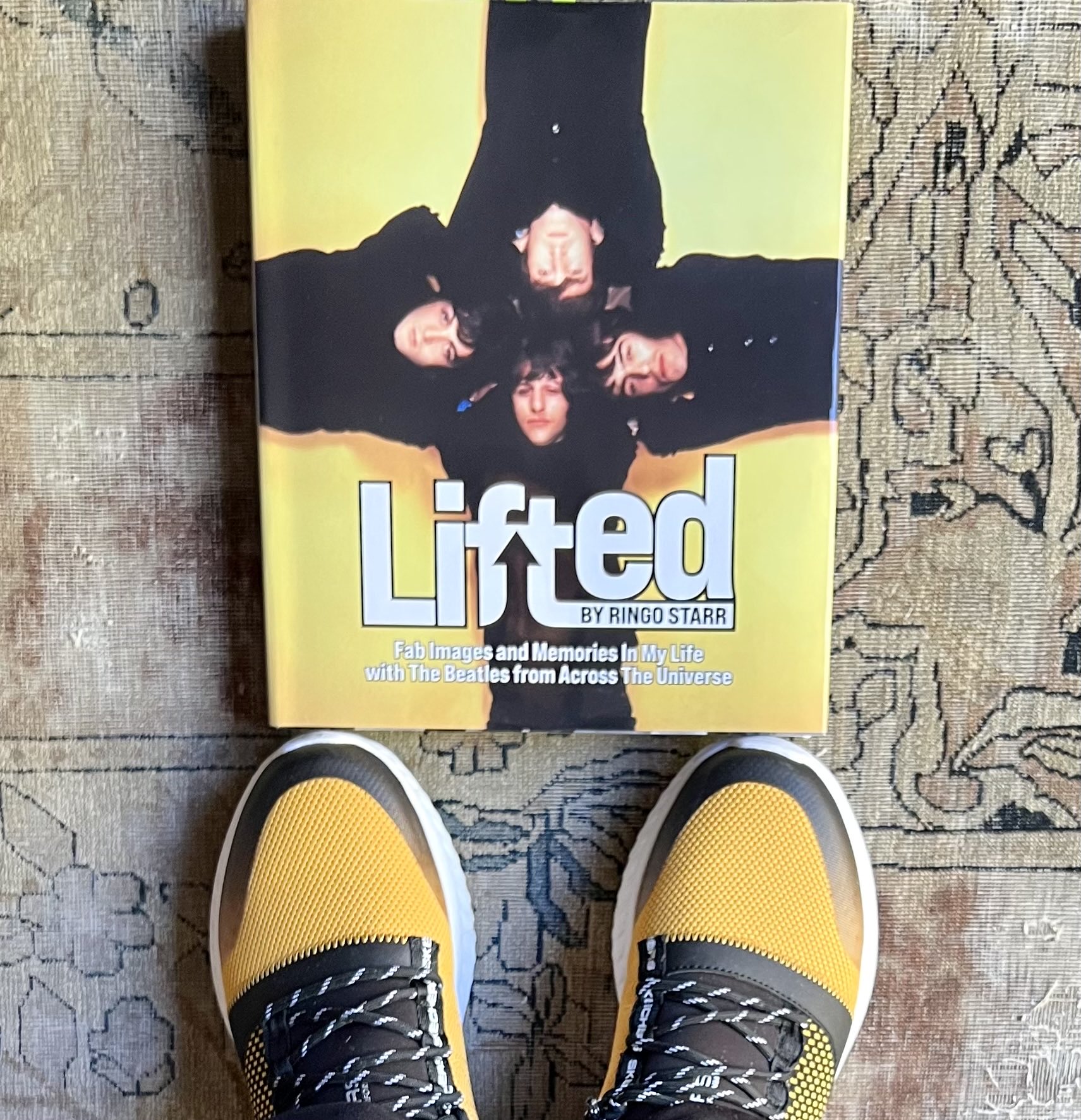 Ringo Starr Riding A Dinosaur