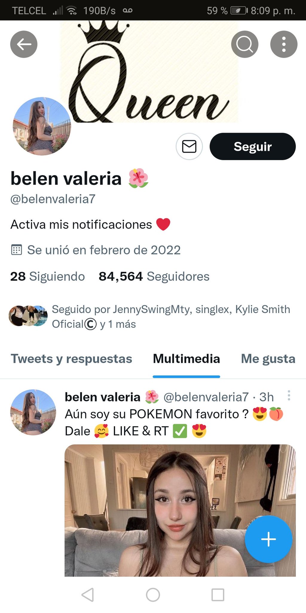 Niñaincestuosa on Twitter: "@Valeriaaa_belen Hiciste cuenta nueva? https://t.co/6kzNyUAsmf ...